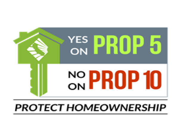 Yes on Prop 5, No on Prop 10! - NSCAR®